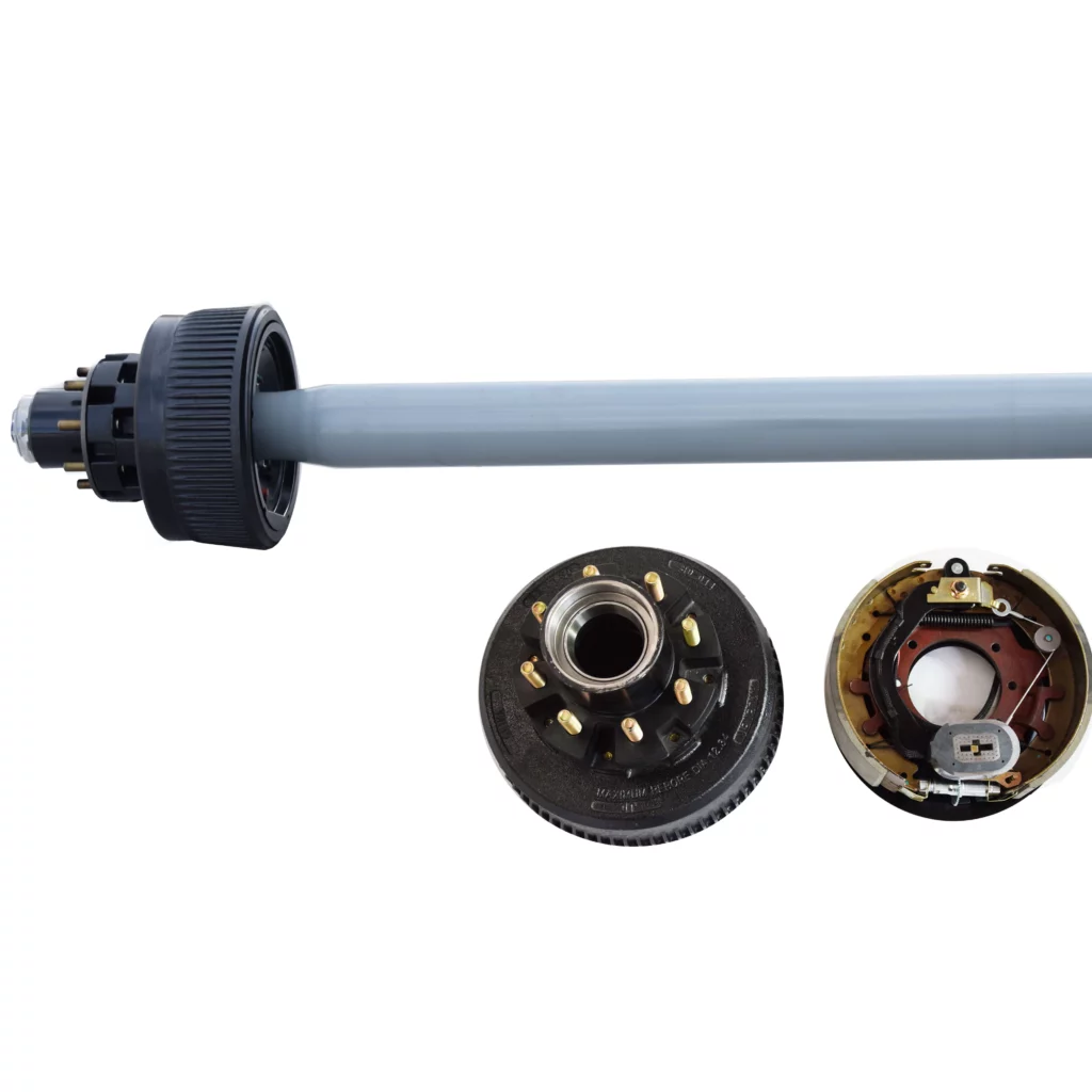 6000 lbs Style Mobile Home Axle - Electric Drum Brake Axle and Idler ...