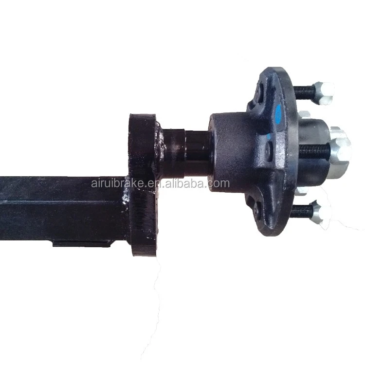 40/50mm square 1500lbs unbrake light trailer axle assembly trailer axle ...