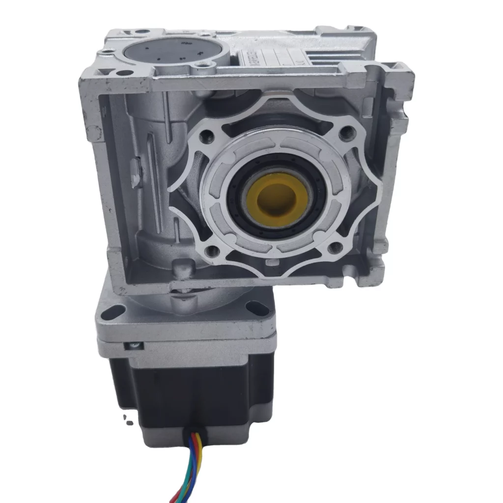 Worm gear NMRV40 gearbox with nema 34 stepper motor - China Worm gear ...