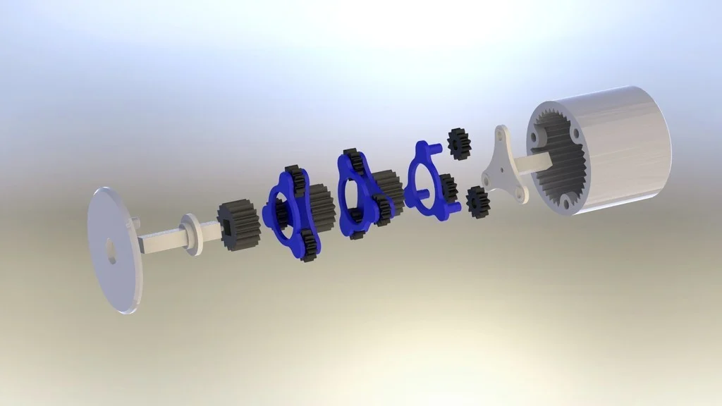 3 Stage Planetary Gearbox | High Efficiency & Precision Power Transmission