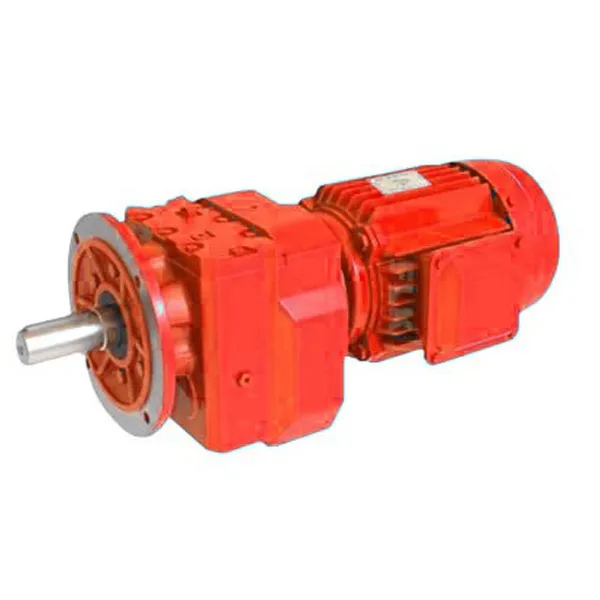 RF series Flange Mounted Inline Helical Gear Reducer Gearmotor - China ...