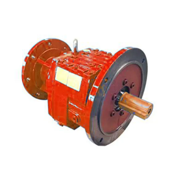 RF series Flange mounted Inline Helical Gearbox with IEC Adapter ...