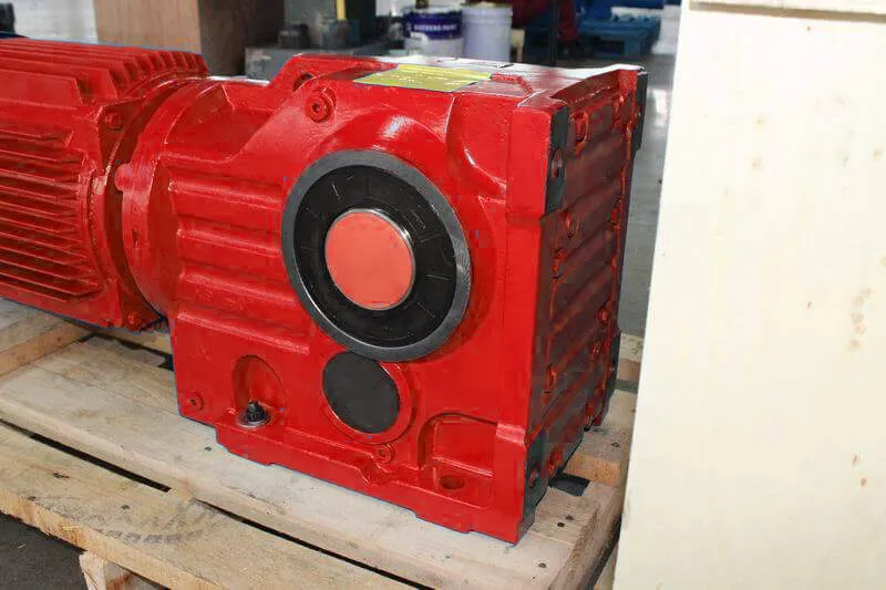 Hollow Shaft K Series Helical Bevel Reducer Gearbox Helical Gear ...